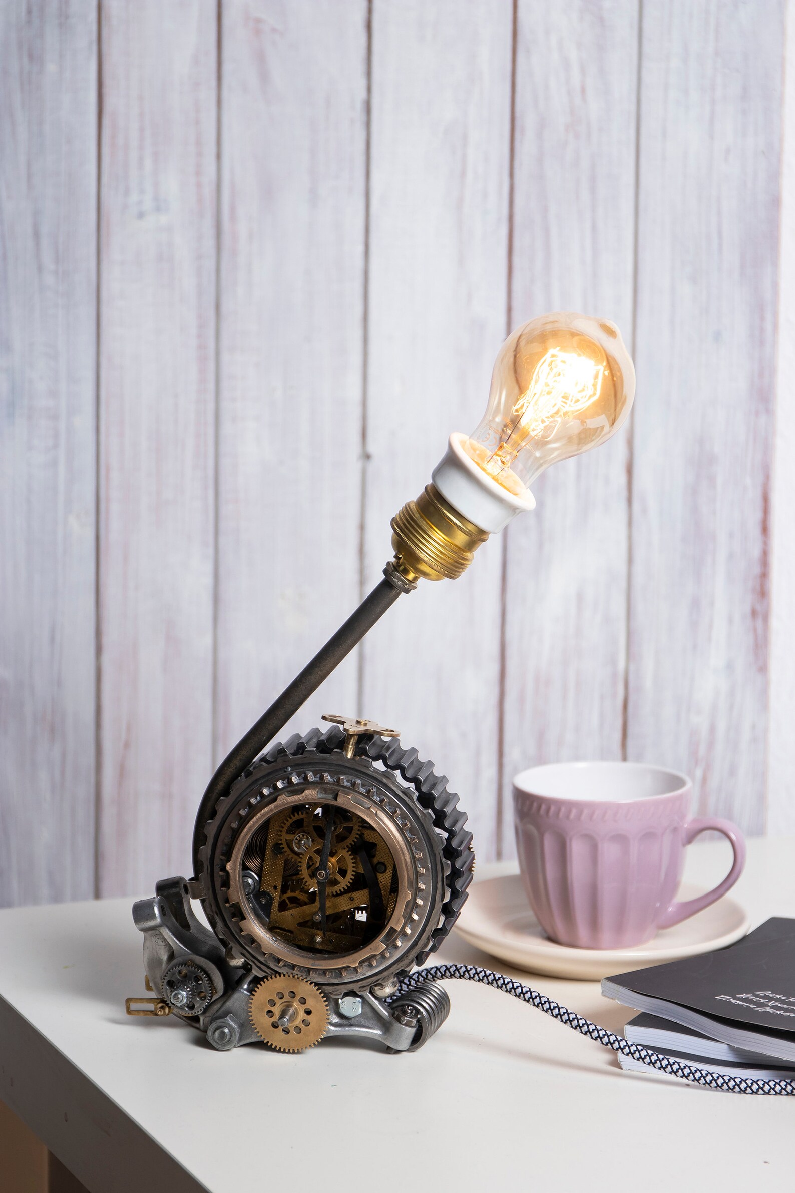 Mechanical Snail Vintage Clock Parts Metal Art Automotive Desk - Etsy