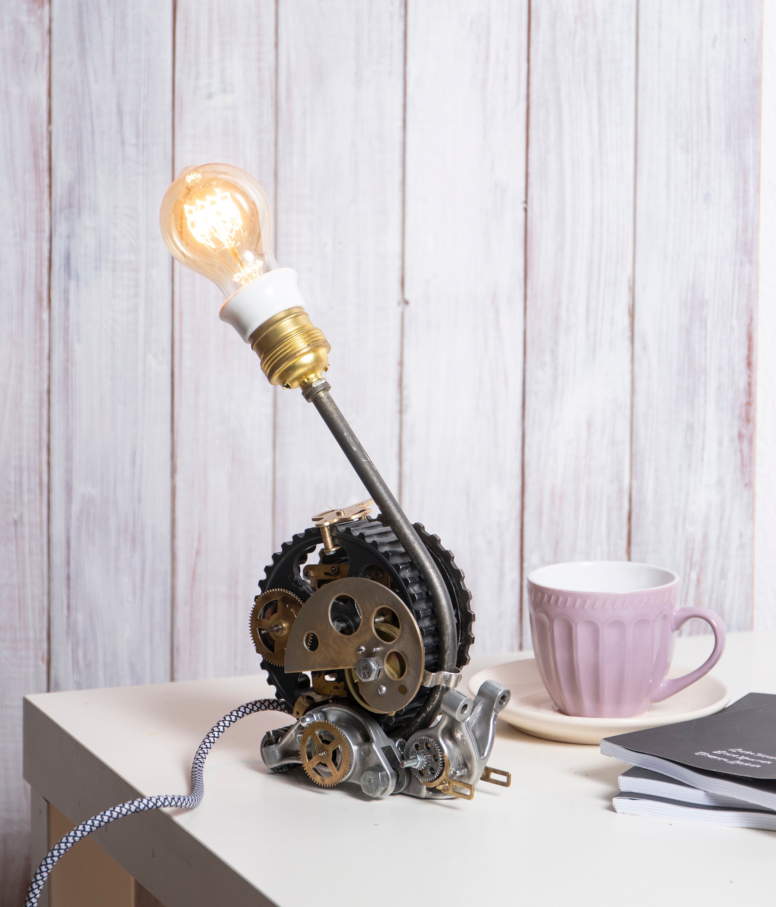 Mechanical Snail Vintage Clock Parts Metal Art Automotive Desk - Etsy