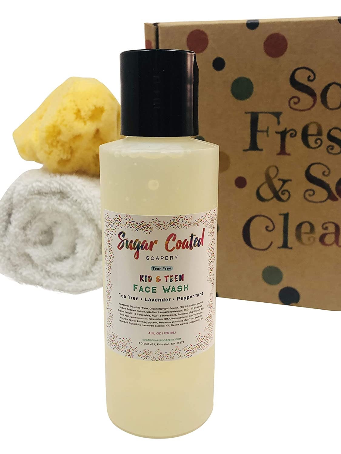 Skin Care for Kids Teens Kids Face Wash Face Cleanser (kid/teen) Tear ...