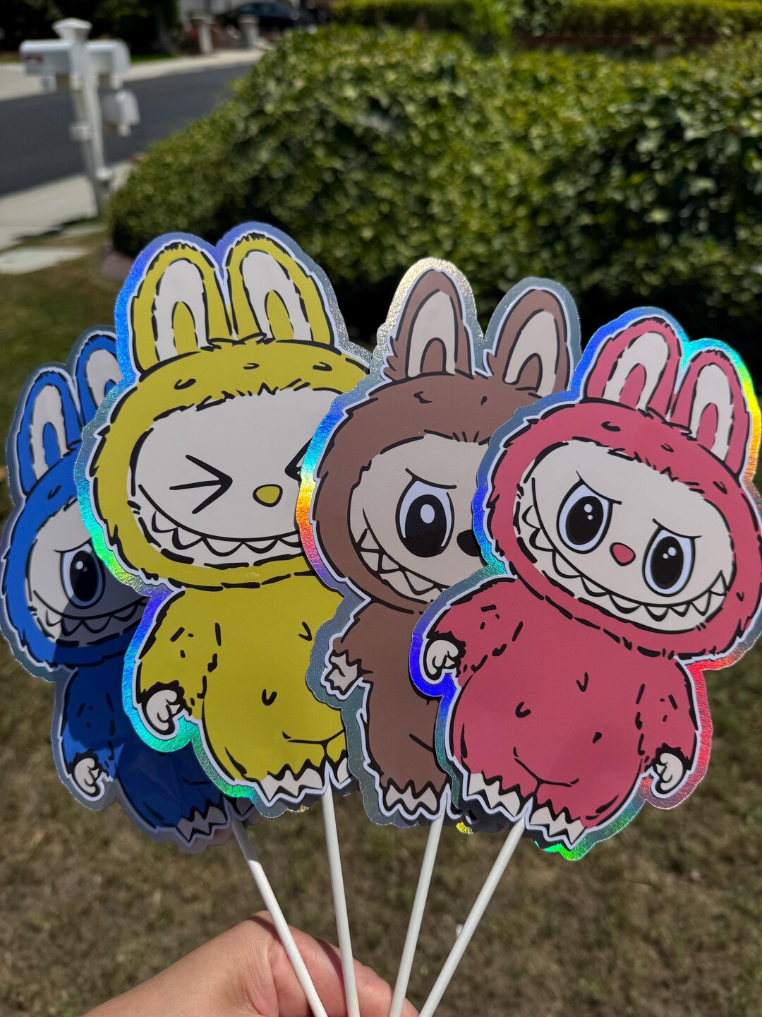 Kawaii La Boo Boo La Centerpieces Bu Bu Birthday Party 6pcs - Etsy