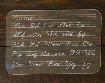 Dry Erase Cursive Letter Handwriting Practice Guide Guided Practice for ...