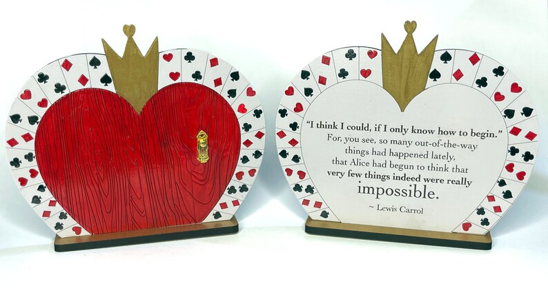 Alice in Wonderland Bookshelf Fairy Door - Etsy