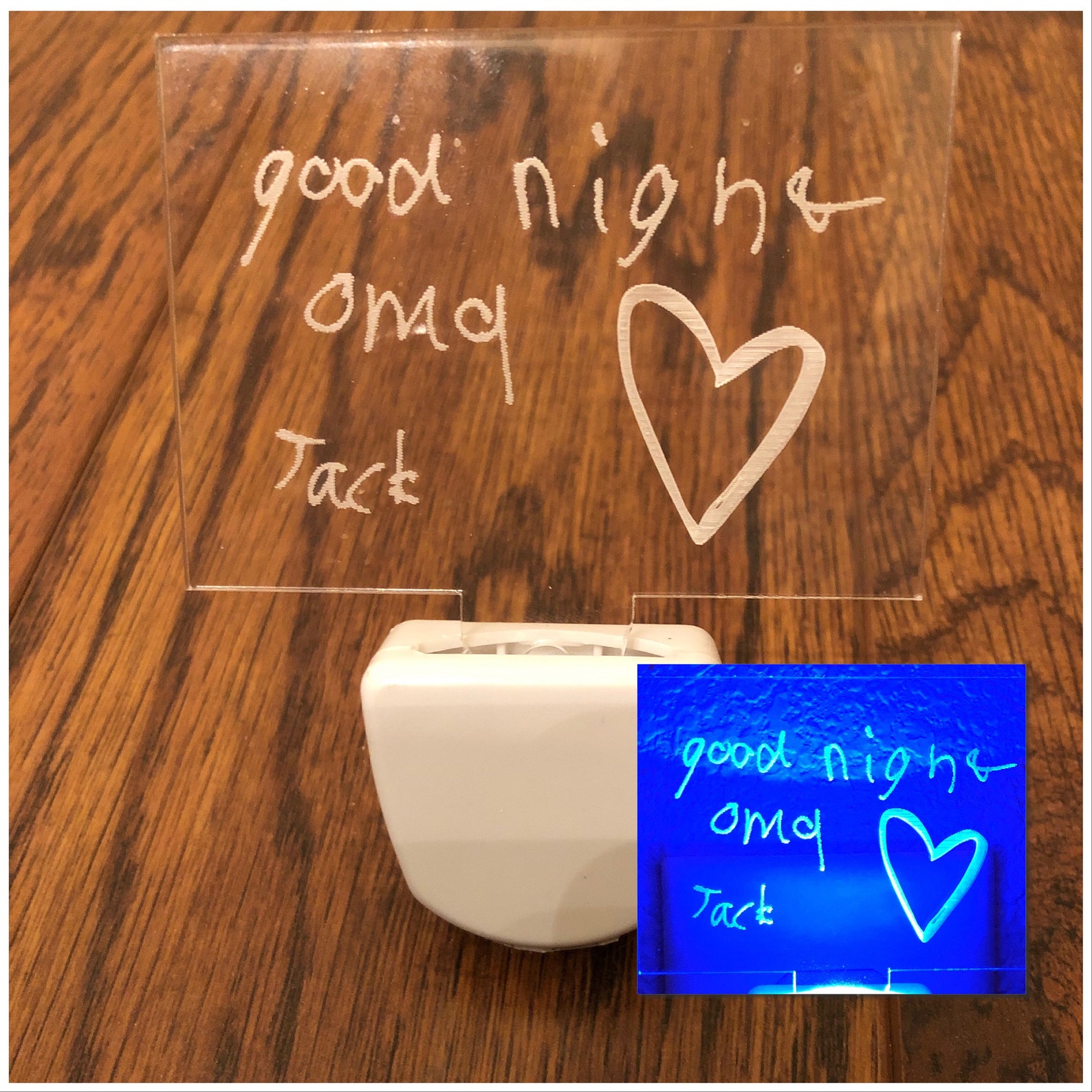 Custom LED Night Light | Etsy