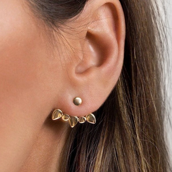 Ear Jacket Earrings - Etsy