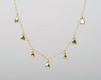 Coin Drop Necklace | Etsy