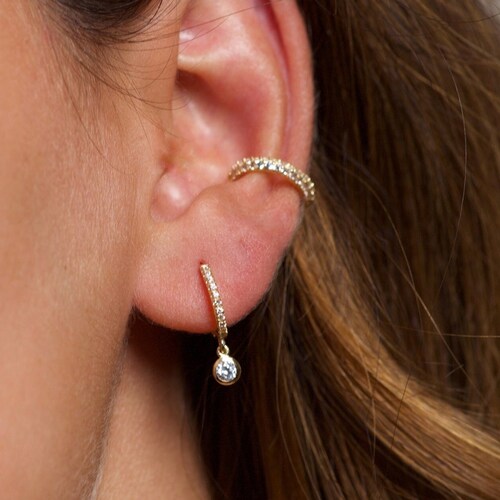 Mini Huggie Hoop Earrings Tiny Gold Hoops Small Hoop - Etsy