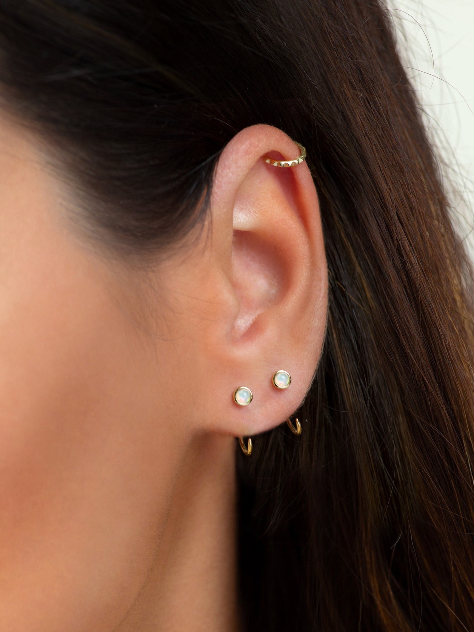 No Piercing Ear Cuff - Cartilage Gold Ear Cuff - Helix Ear Cuff ...