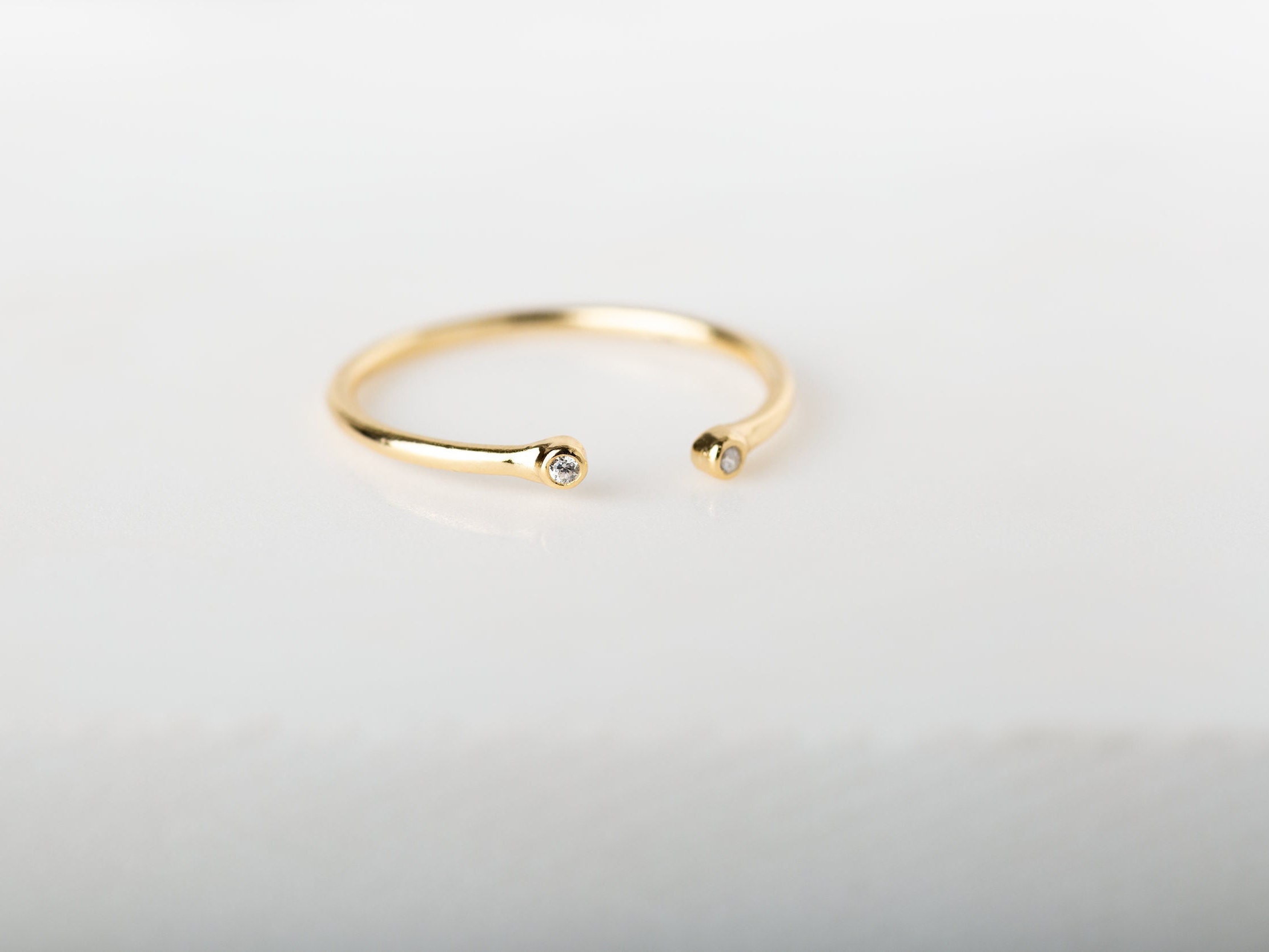 925 Sterling Silver Ring Open Ring Open Cz Ring Open - Etsy