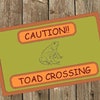Toad Crossing Sign CNC, Laser, and Printable Digital Download Includes ...