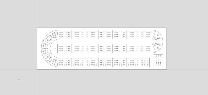 Printable Cribbage Template Pattern 14.5x4.5 Pdf - Etsy
