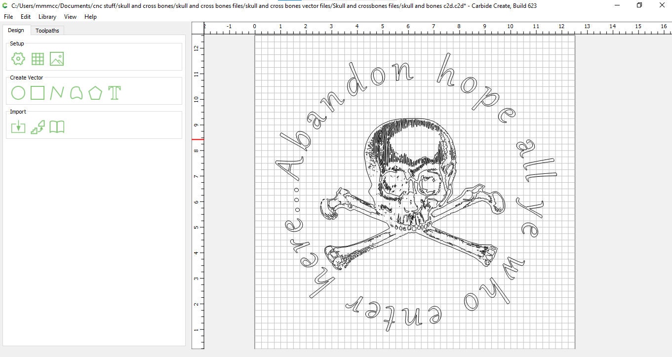 Skull and Cross Bones Vector Svg Dxf Cnc Crv C2d Eps - Etsy UK
