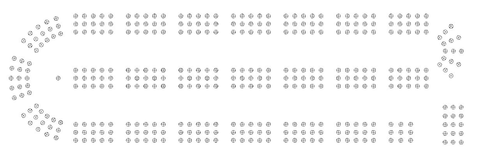 Printable Cribbage Template Pattern 14.5x4.5 Pdf - Etsy