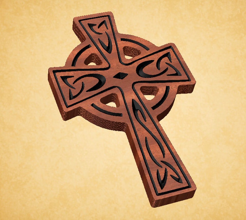 CNC Laser or Printable Digital Download for a Celtic Cross - Etsy