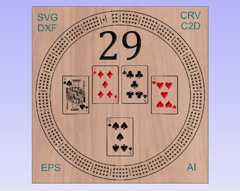 29 Cribbage Board - Etsy
