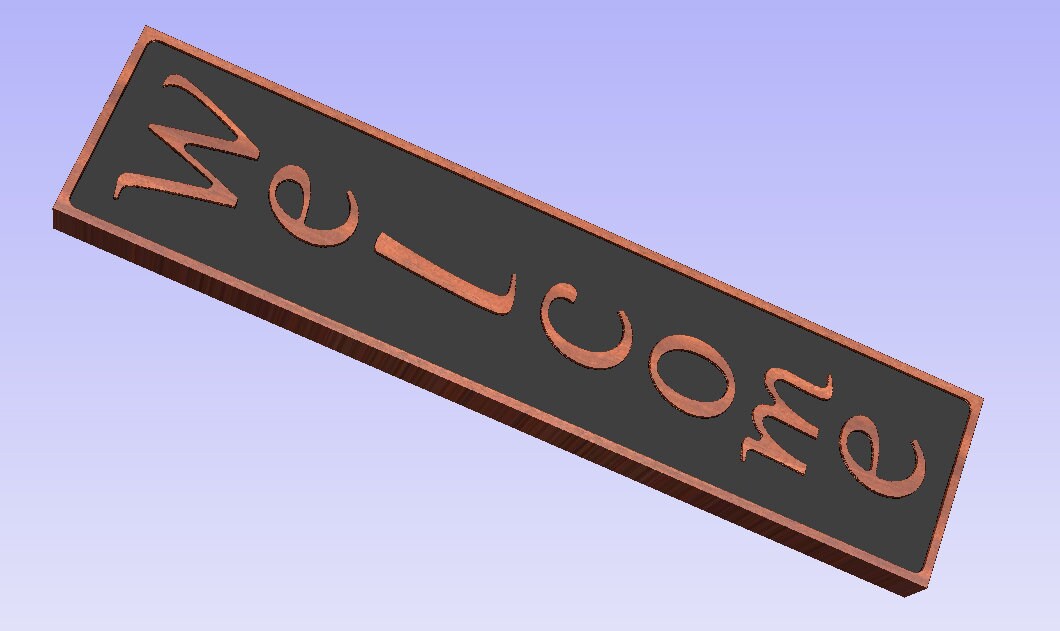 Easy Welcome Sign File Bundle With Gcode for CNC Laser - Etsy