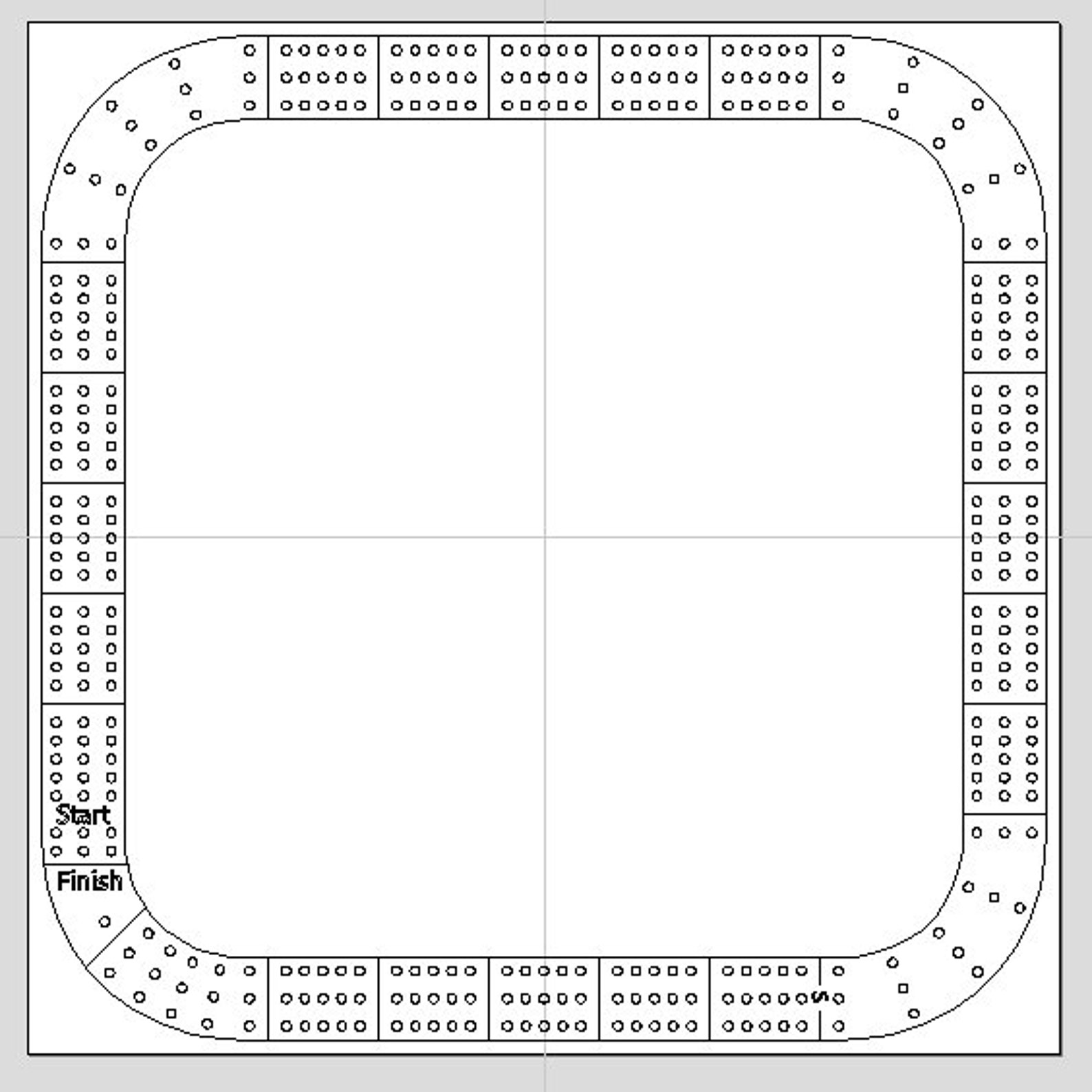 Digital Cribbage Board Download for Cnc Laser or Paper - Etsy