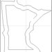 CNC Router. Laser or Paper-printable Template for Making an 14x16 ...