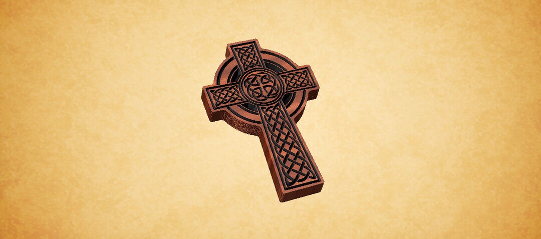 Digital Cnc or Laser File for a Celtic Cross, Celtic Knot Includes Svg ...