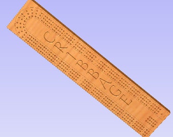Cribbage Board Template SVG File for CNC and Laser - Etsy