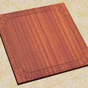 Digital Cribbage Board Download for Cnc, Laser, or Paper Template ...