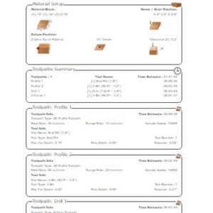 CNC Router. Laser or Paper-printable Template for Making an 14x16 ...