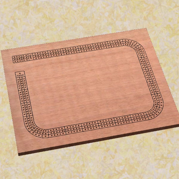 Cribbage Board Table - Etsy