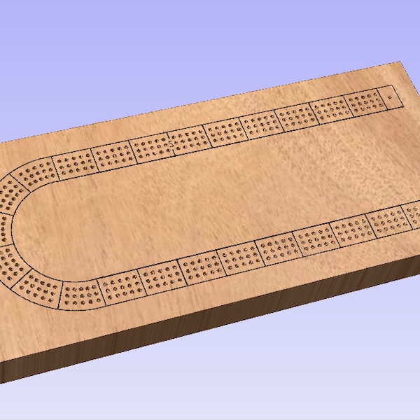 Cribbage Cnc File - Etsy