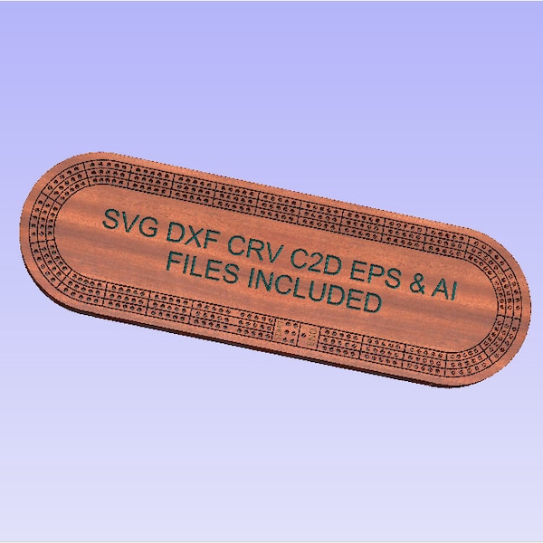 Cribbage Board Vector Files - Etsy
