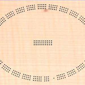 Oval Cribbage Template, Pdf Printable Template Also Includes Svg File ...