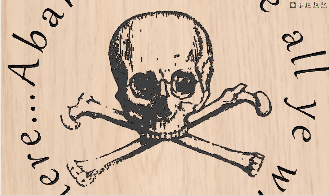 Skull and Cross Bones Vector Svg Dxf Cnc Crv C2d Eps - Etsy UK