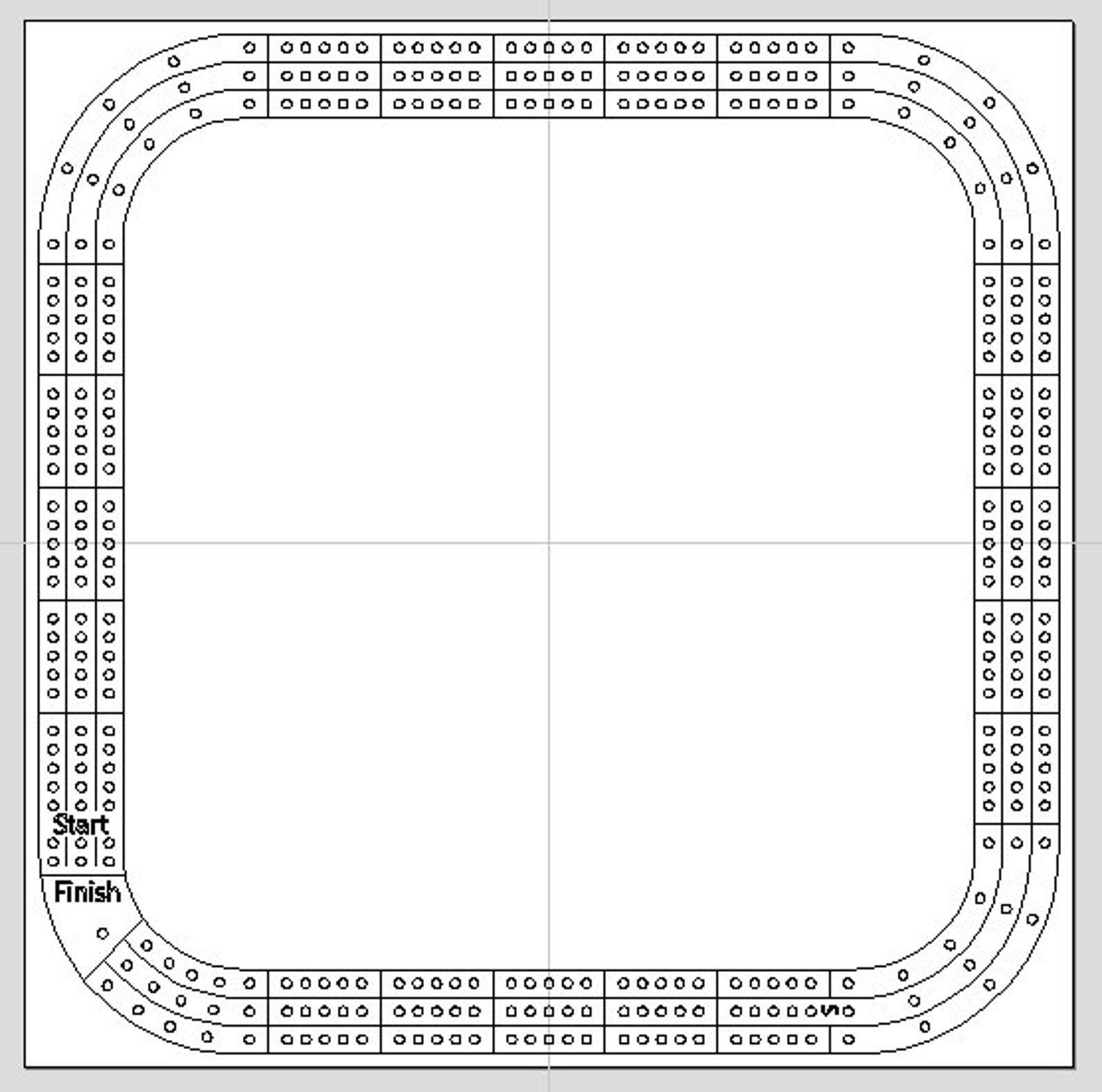 Digital Cribbage Board Download For Cnc Laser Or Paper Etsy 