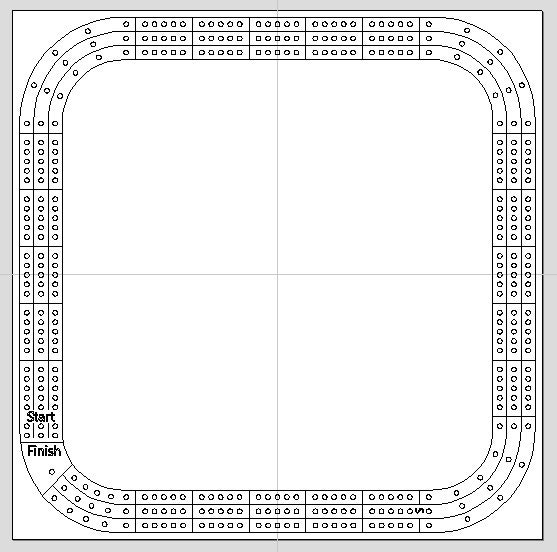 Digital Cribbage Board Download for Cnc Laser or Paper - Etsy