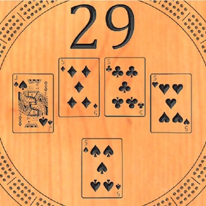CNC Cribbage File With Gcode, Perfect Hand 29 V2.0 Round 3 Track Cnc ...