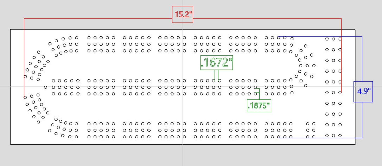 Digital Download Cribbage Board - Printable PDF Template, Plus CNC ...