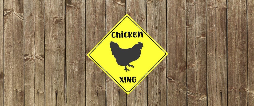 Chicken Crossing Sign - CNC, Laser, and Printable - Digital Download ...