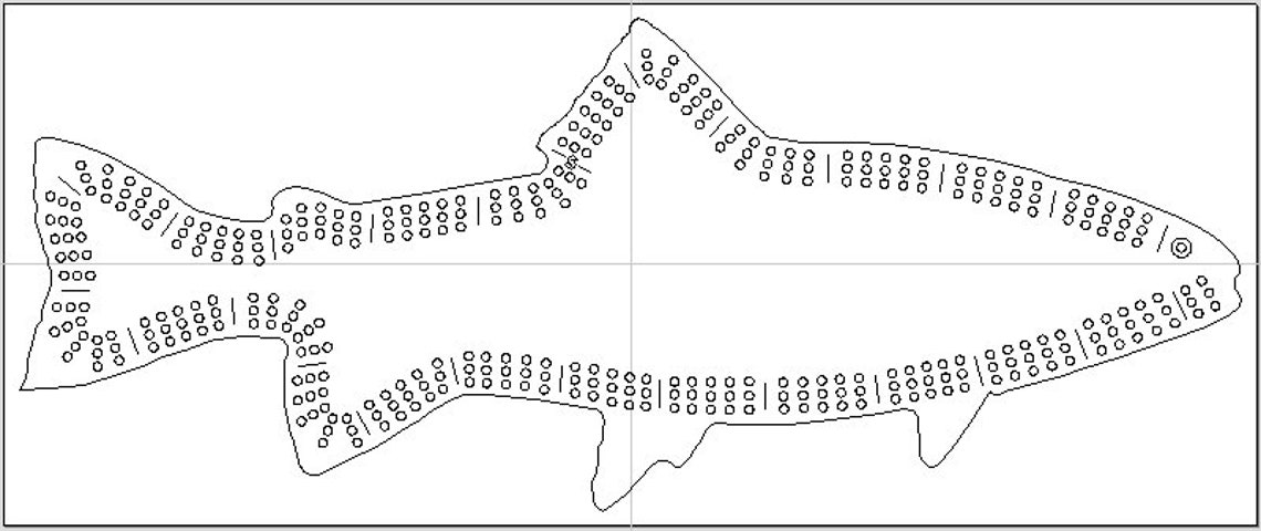 CNC and Laser SVG and Cut Files for Fish Shaped Cribbage - Etsy Canada