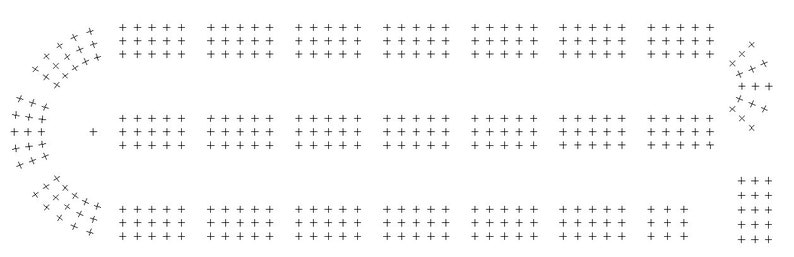 Printable Cribbage Template Pattern 14.5x4.5 Pdf - Etsy Canada