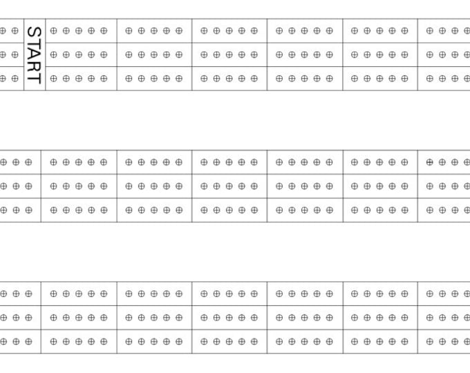 Cribbage Board Templates - Etsy
