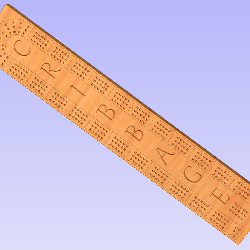 Cribbage Board Svg - Etsy