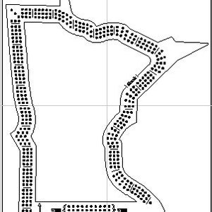 CNC Router. Laser or Paper-printable Template for Making an 14x16 ...
