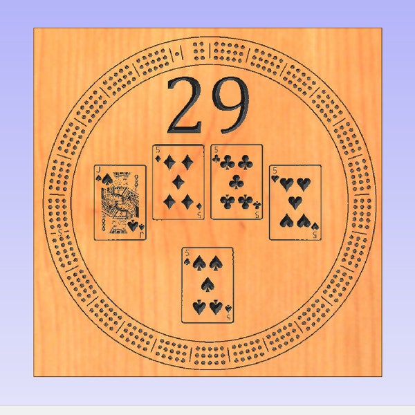 29 Cribbage Board - Etsy