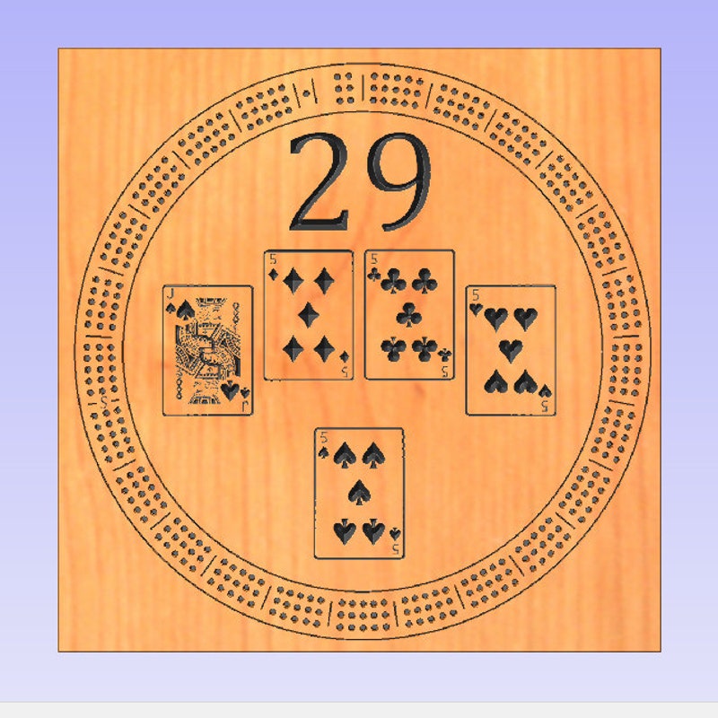 29 Cribbage Board - Etsy
