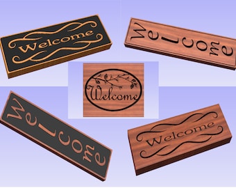 Cnc Welcome Sign - Etsy