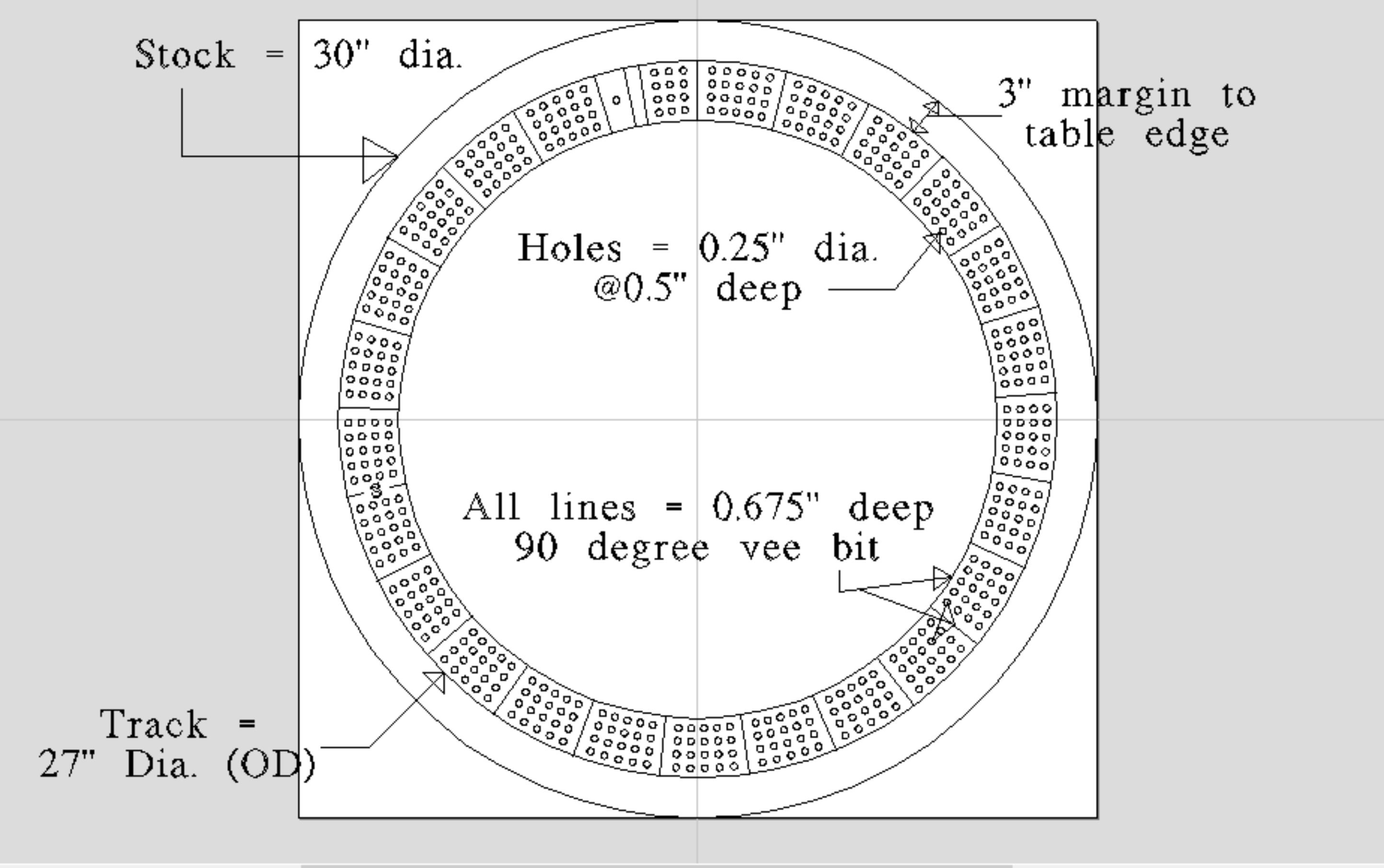 XL Cribbage Table Top File Digital CNC or Laser File Round 4 - Etsy