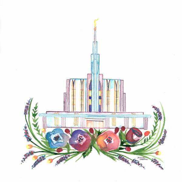 Seattle Temple - Etsy