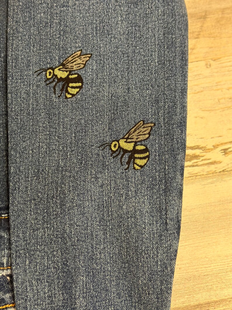 Custom Queen Bee Jean Jacket - Etsy