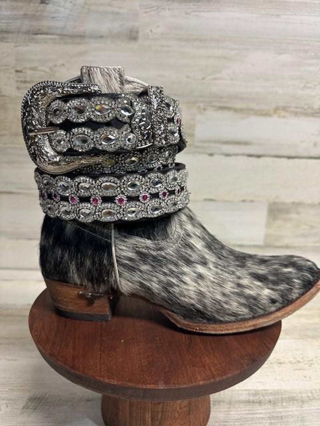 Western Rhinestone Belt - Etsy