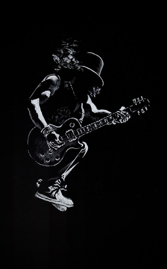 Slash Blank Card. Print of Pencil Drawing by Sarah Caisey | Etsy