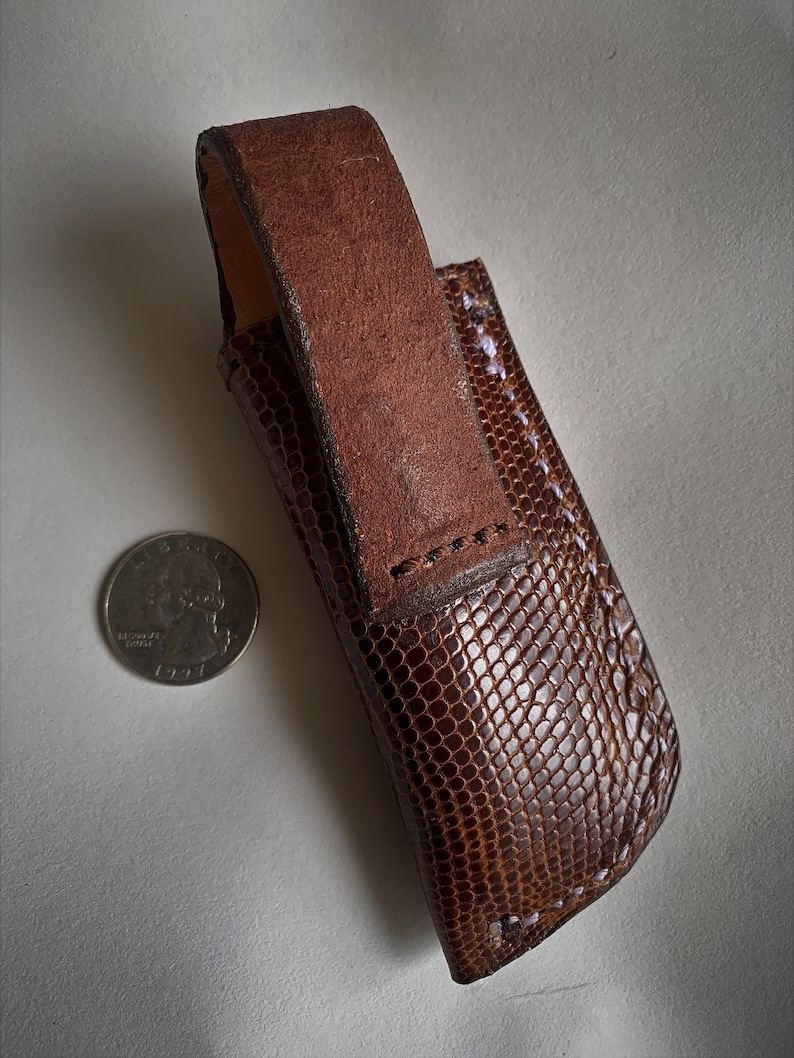 Custom Made Genuine Lizard Knife Sheath - Etsy