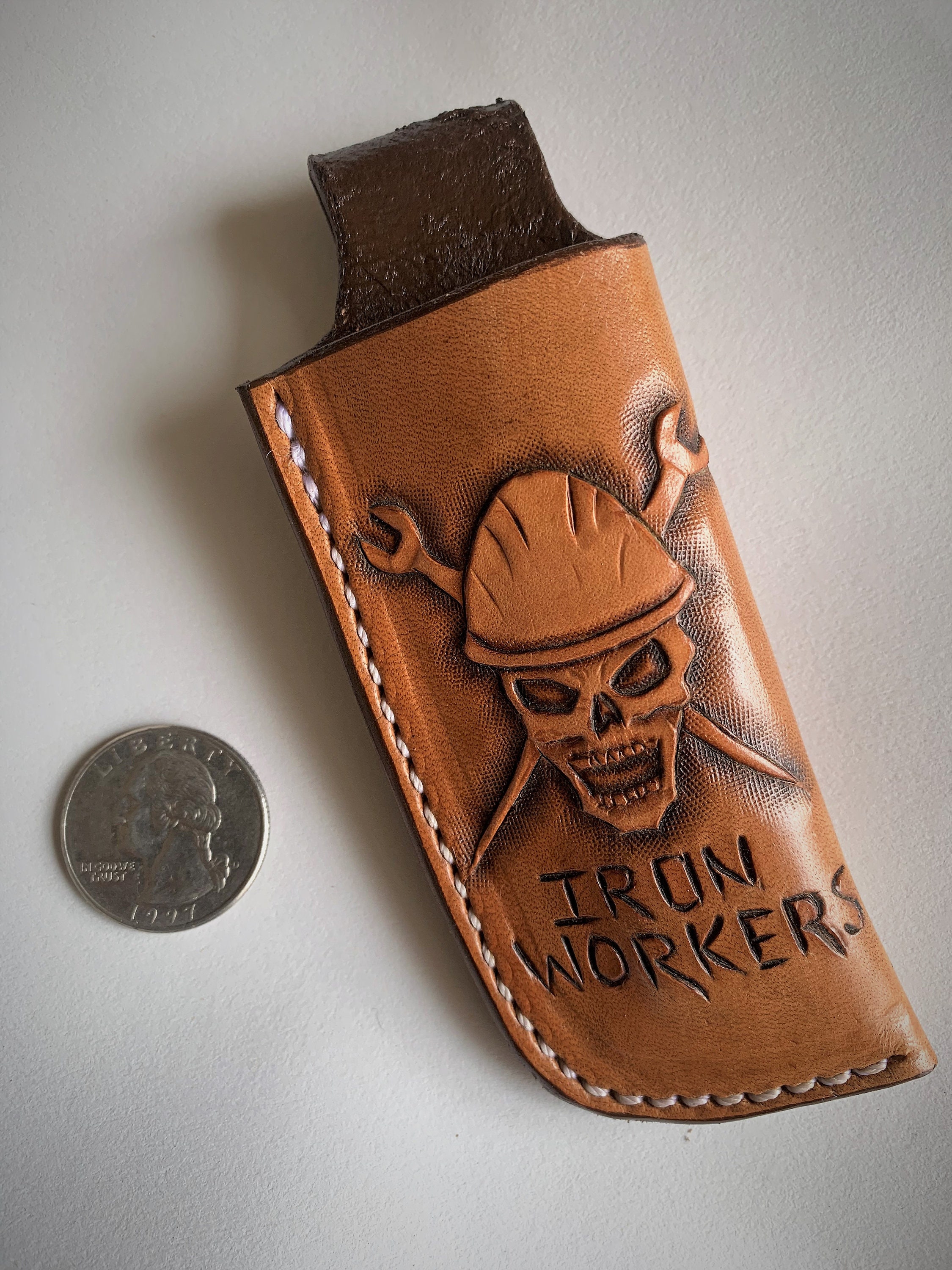 Custom Made Leather Knife Sheath - Etsy